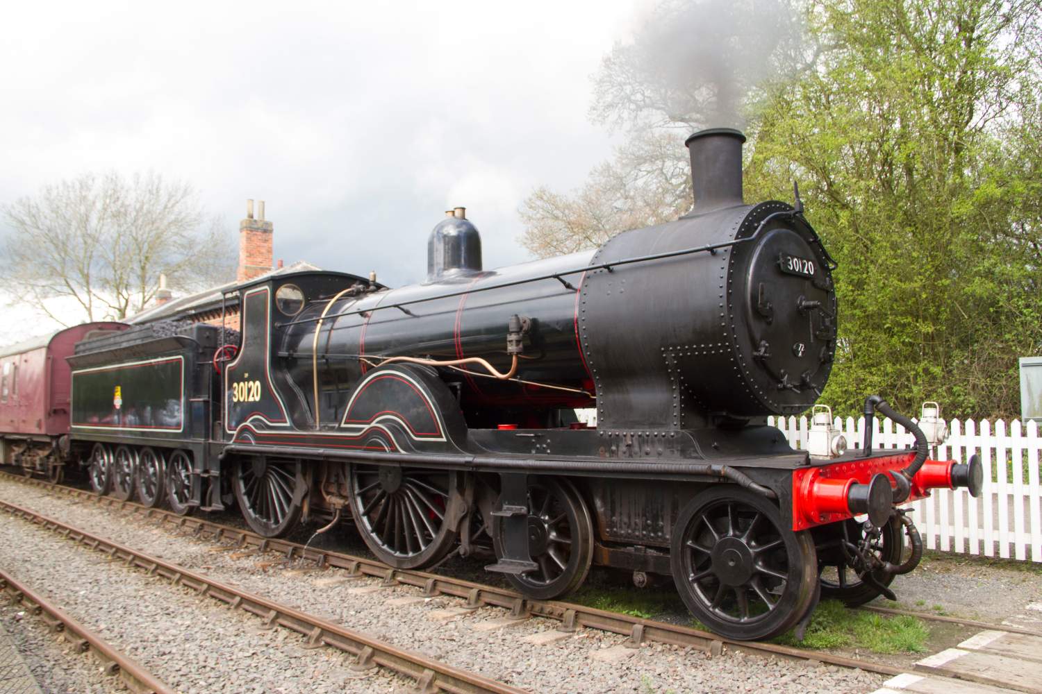 Solve battlefield line 01-04-2017 LSWR 'T9' Class 4-4-0 locomotive 1899 ...