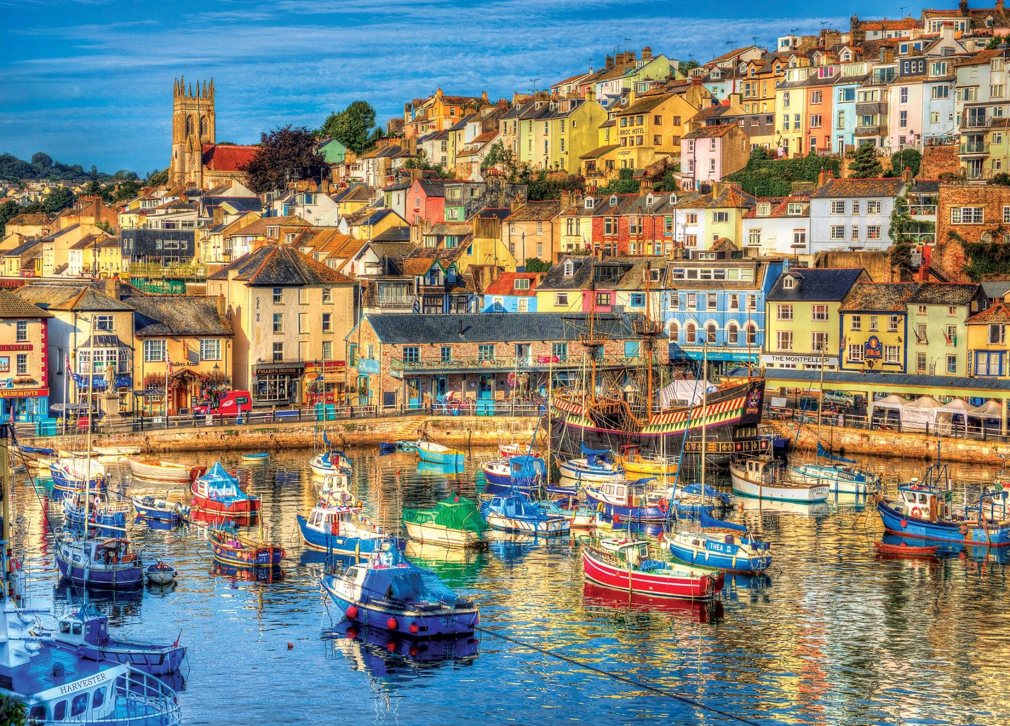 Solve English Harbour jigsaw puzzle online with 391 pieces