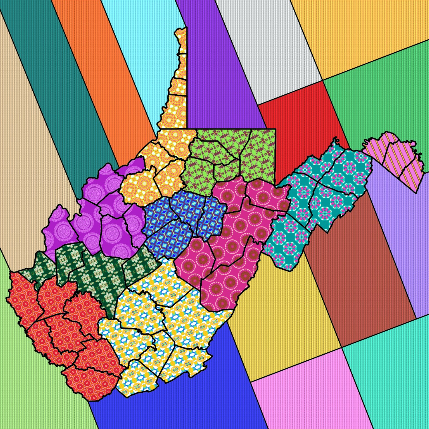 Solve 260120 West Virginia jigsaw puzzle online with 81 pieces