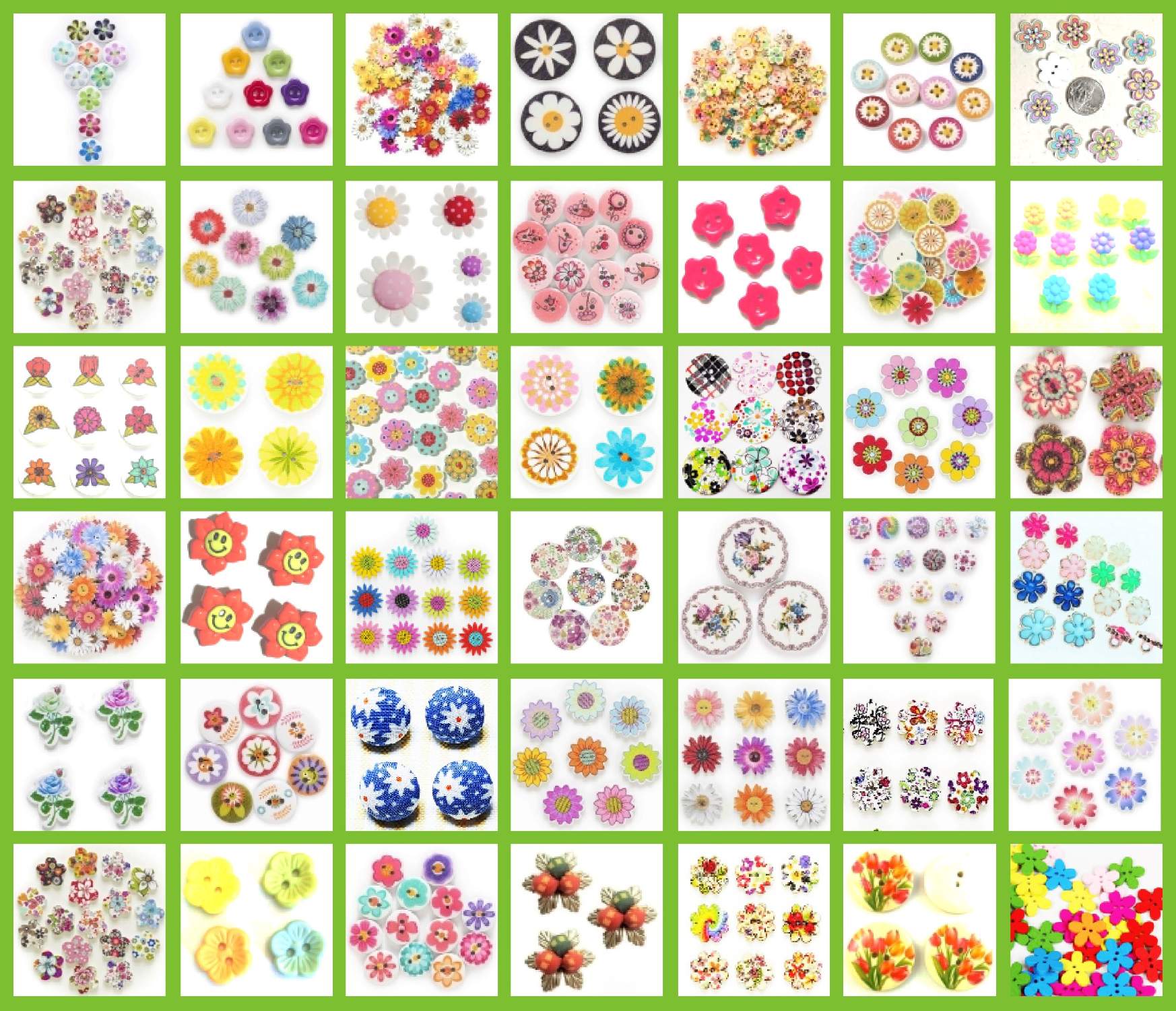 Jigsaw Puzzle | FLOWER BUTTONS | 255 pieces | Jigidi