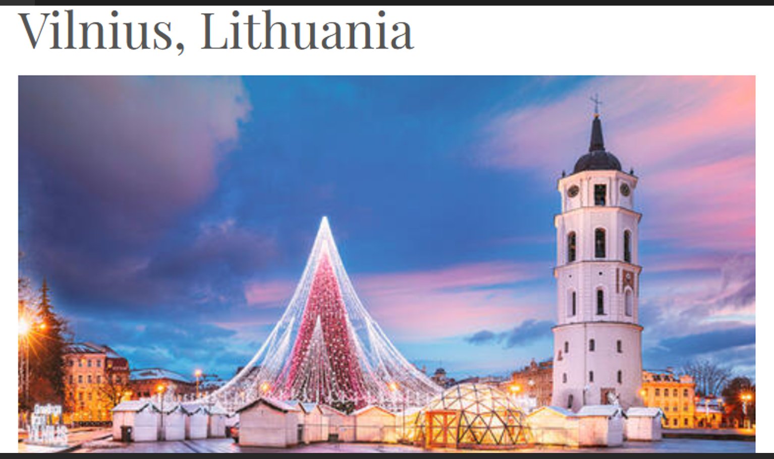 Solve CHRISTMAS-VILNIUS-LITHUANIA jigsaw puzzle online with 60 pieces