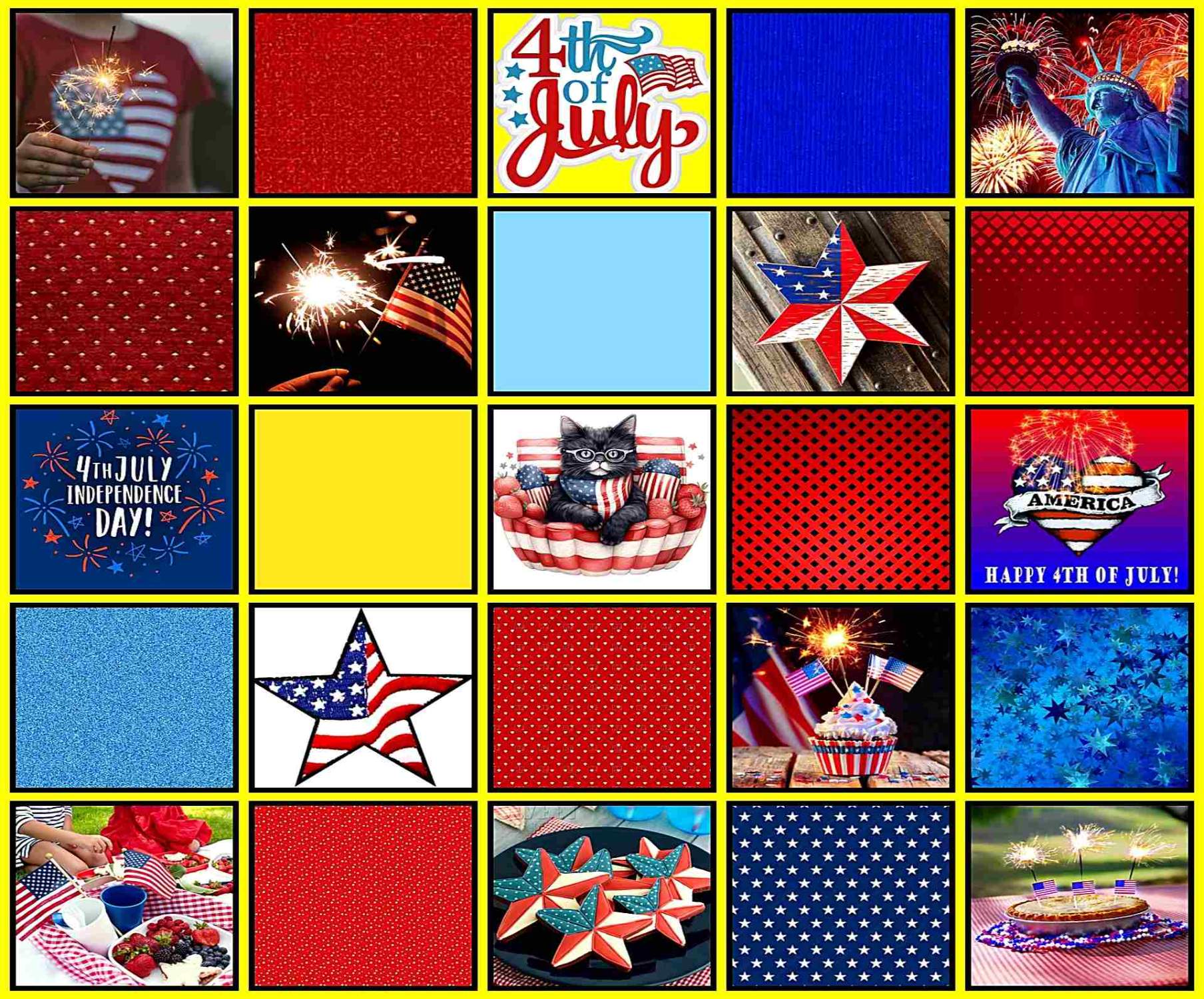 Jigsaw Puzzle | Sparklers on the 4th of July (W) | 270 pieces | Jigidi