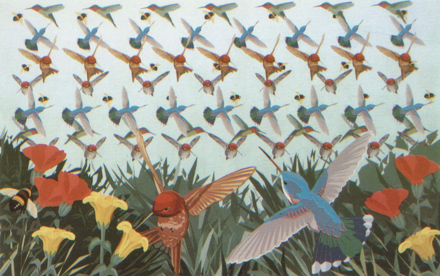 Solve Magic Eye picture jigsaw puzzle online with 77 pieces