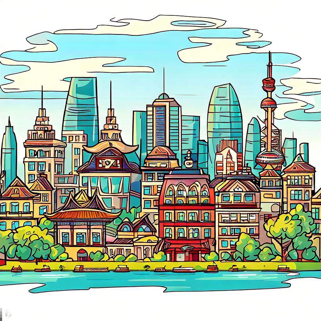 Solve Shanghai china jigsaw puzzle online with 196 pieces
