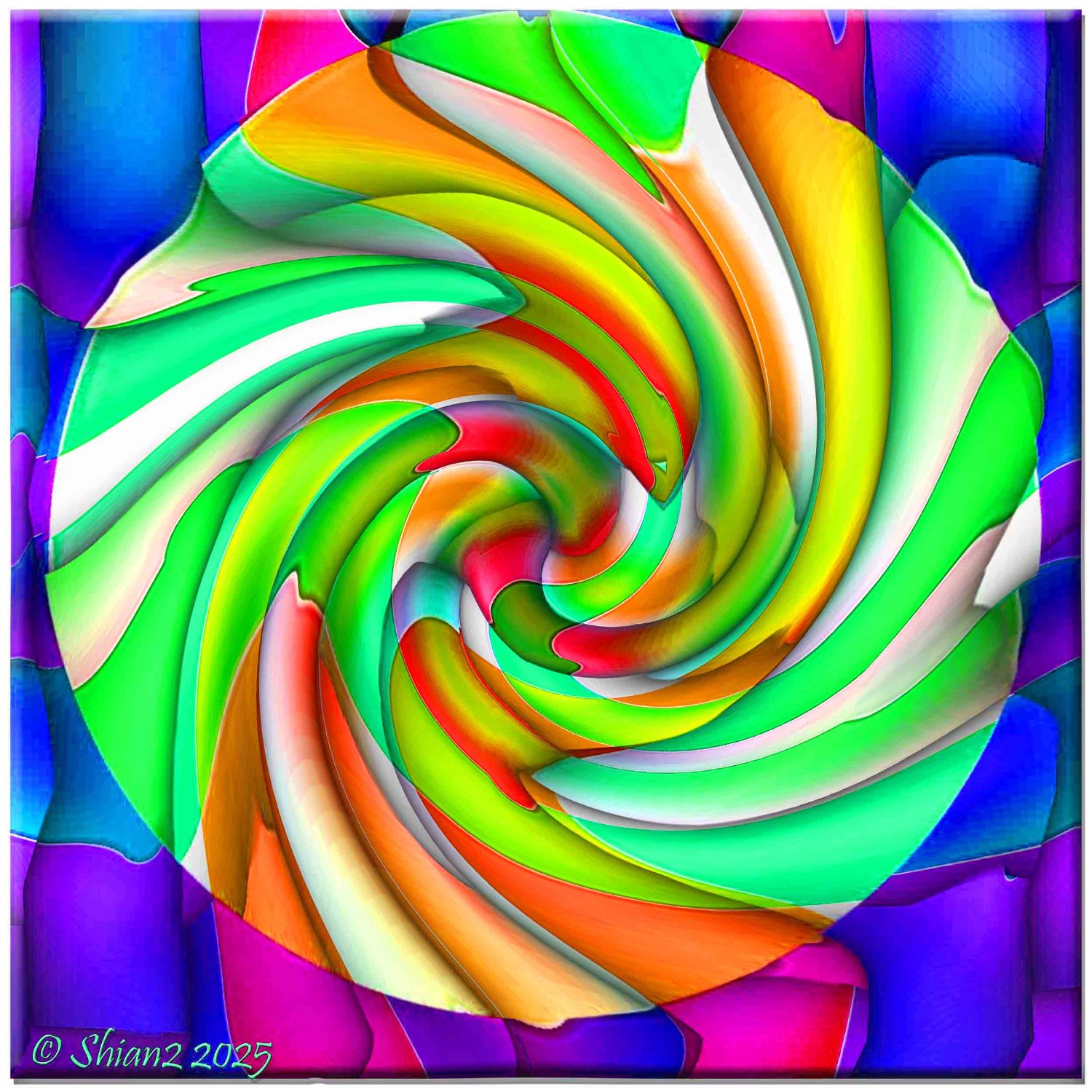 Solve Swirl jigsaw puzzle online with 64 pieces