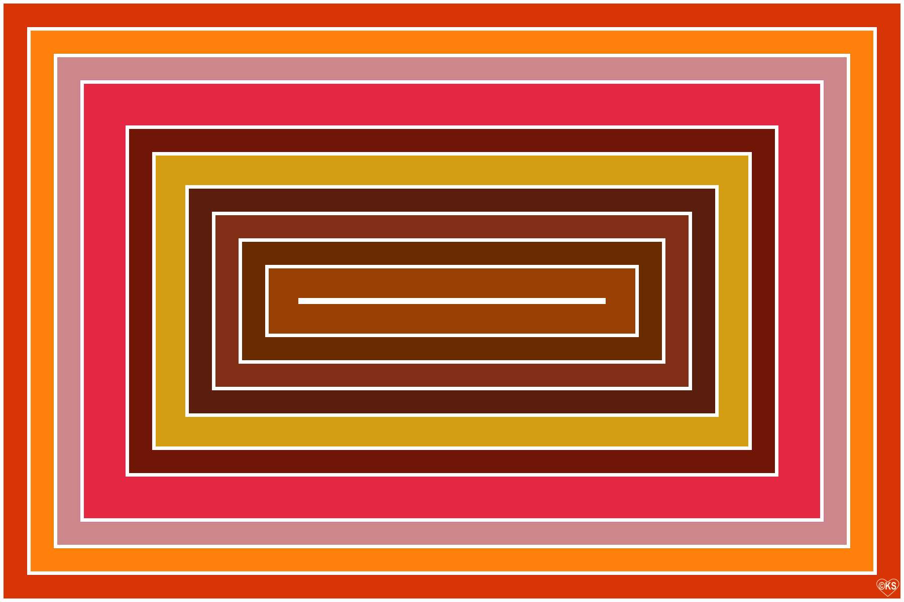 Solve Concentric Rectangles!! ~ H jigsaw puzzle online with 600 pieces