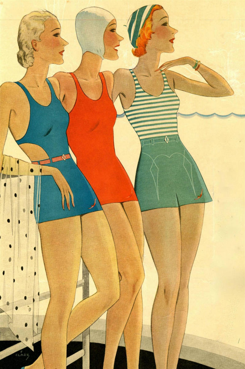 Jigsaw Puzzle | 260 pieces | 1930's Bathing Beauties | Jigidi