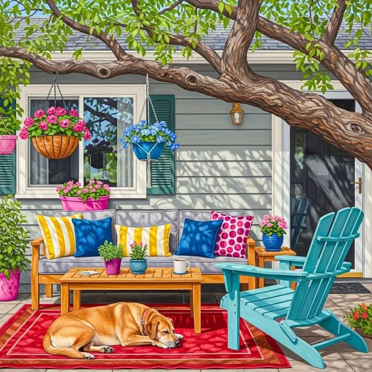Solve Siesta Time jigsaw puzzle online with 64 pieces