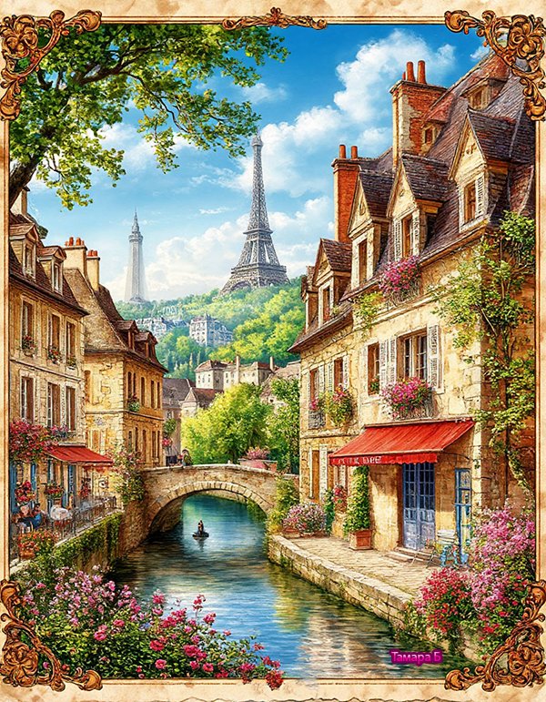 Solve Old street jigsaw puzzle online with 63 pieces