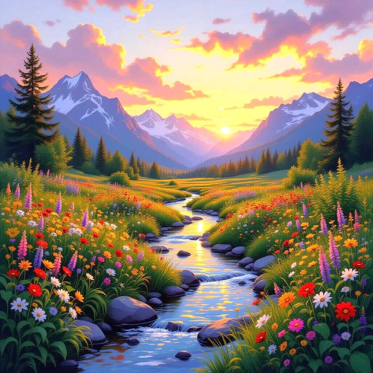 Solve Breaking Dawn jigsaw puzzle online with 100 pieces