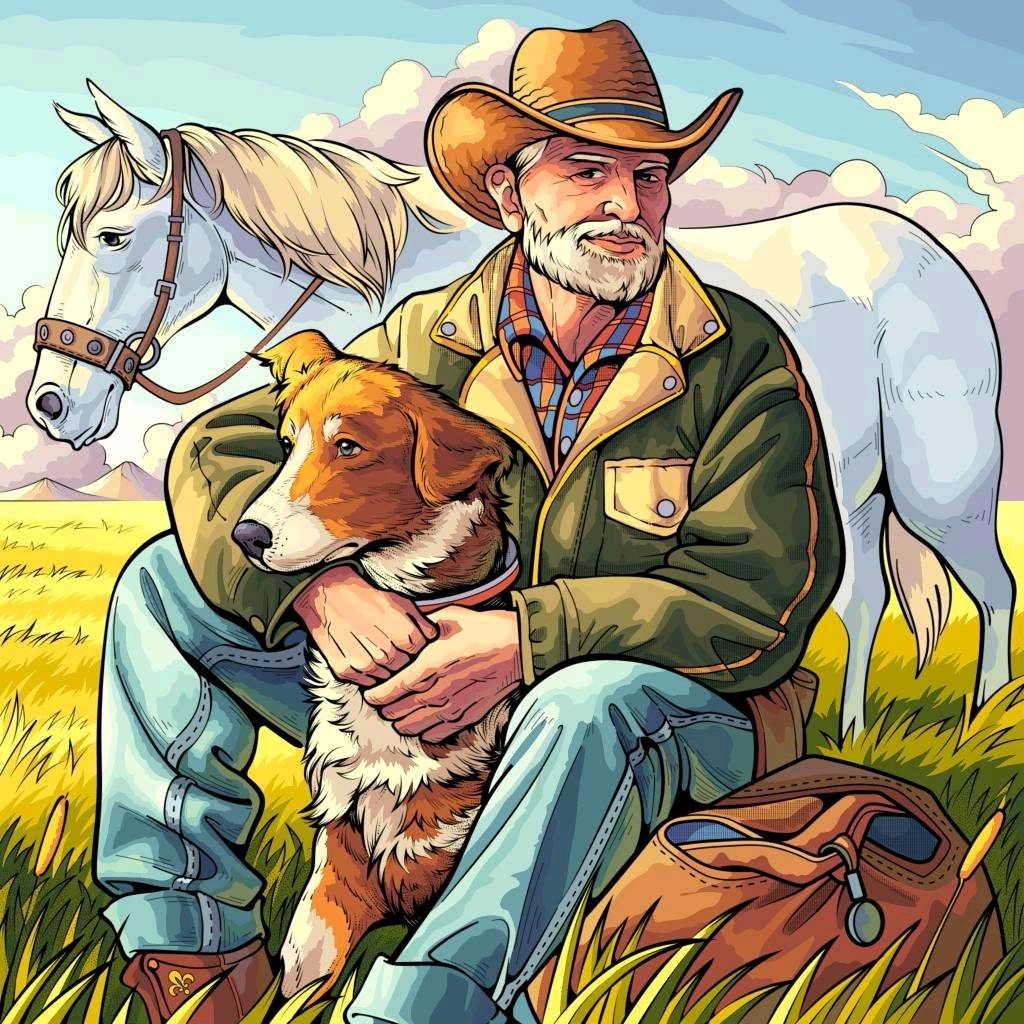 Jigsaw Puzzle | 306 pieces | Cowboy | Jigidi