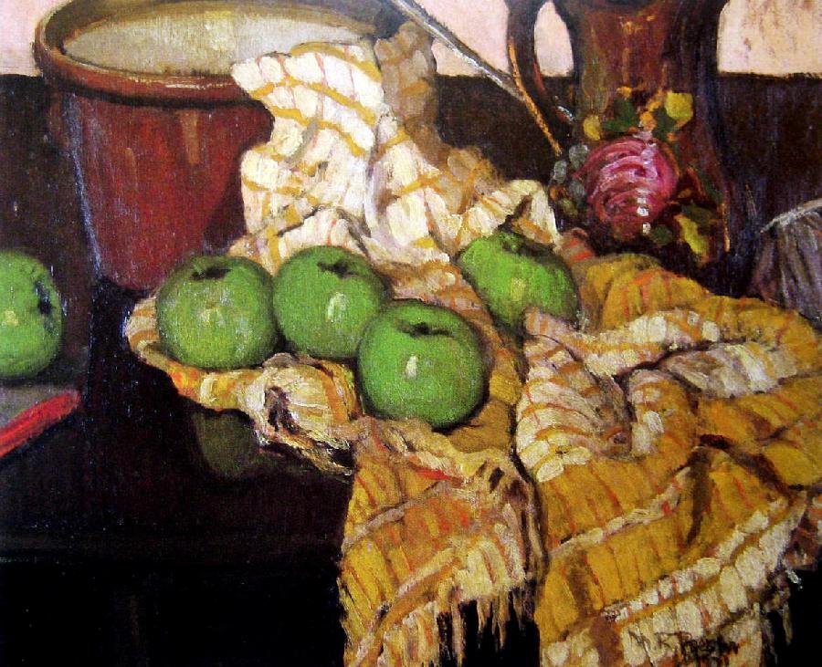 Solve Margaret Preston - Still Life with Apples jigsaw puzzle online ...