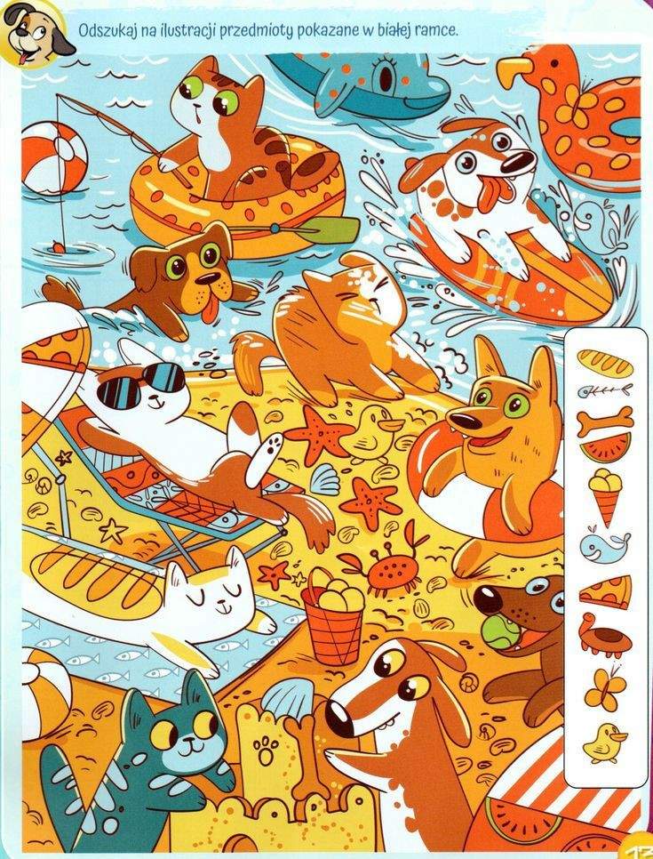 Solve Find the Hidden Objects jigsaw puzzle online with 63 pieces