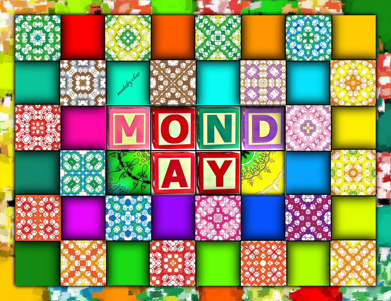 Solve Happy Monday! jigsaw puzzle online with 48 pieces