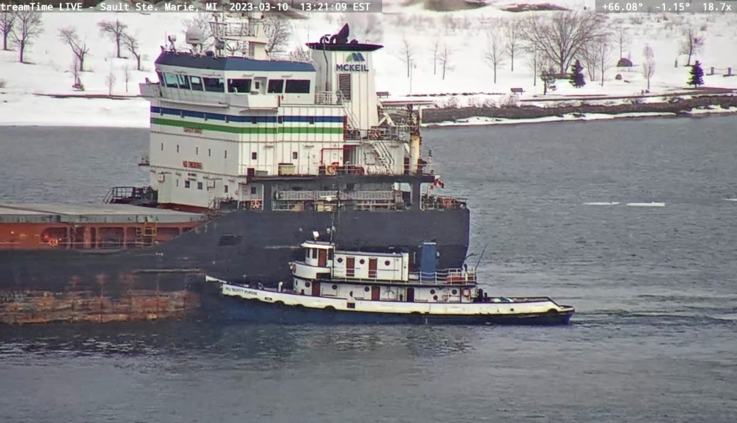 Solve Harvest Spirit & W.I.Scott Purvis, Sault Ste. Marie, March 10 ...