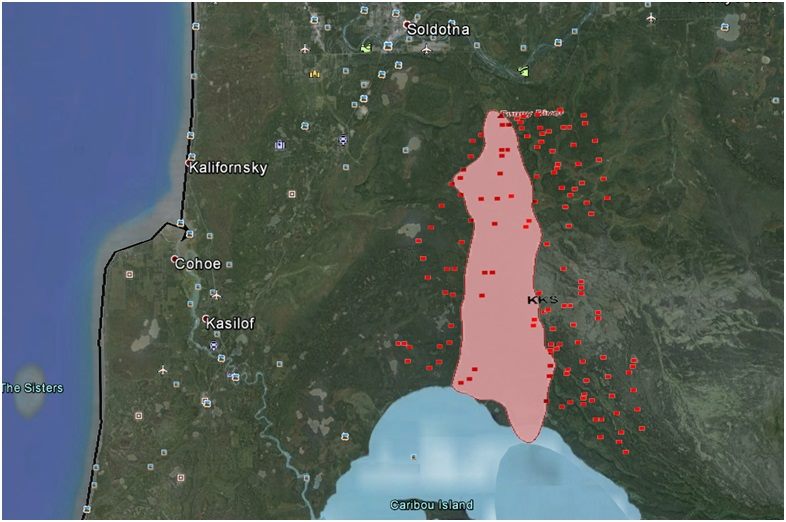Solve Its an infrared map showing heat. The colored in area is the main ...