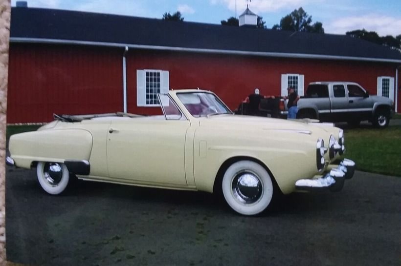 Solve 1950 Studebaker Commander jigsaw puzzle online with 77 pieces