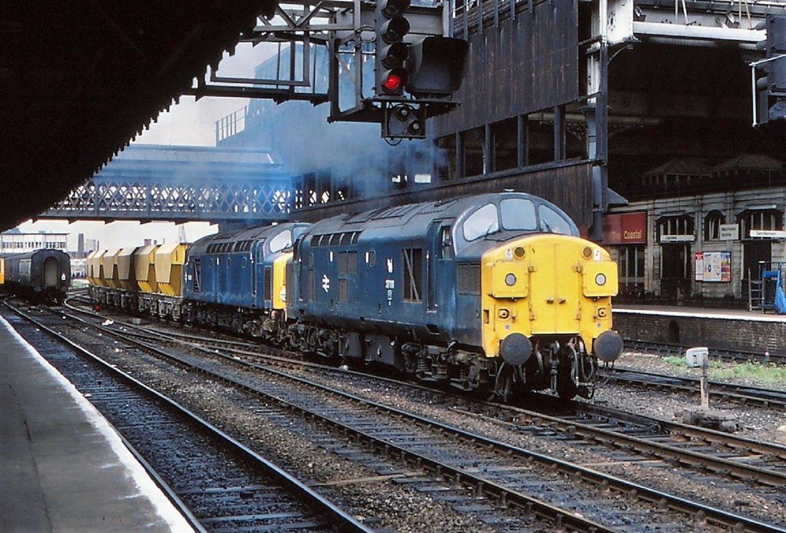Solve BR Class 37 37111 and BR Class 40 40080 at Manchester Victoria ...