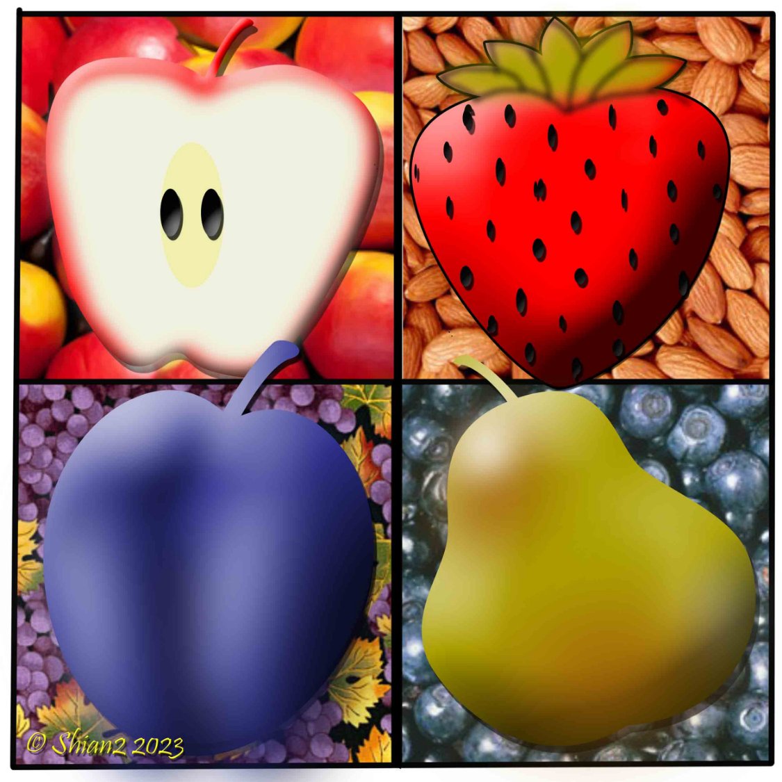 Solve Fruit jigsaw puzzle online with 16 pieces