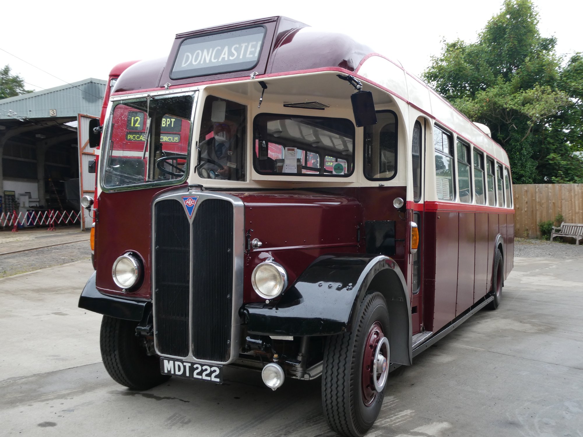 Solve 1953 AEC RegalRoe Coach jigsaw puzzle online with 108 pieces
