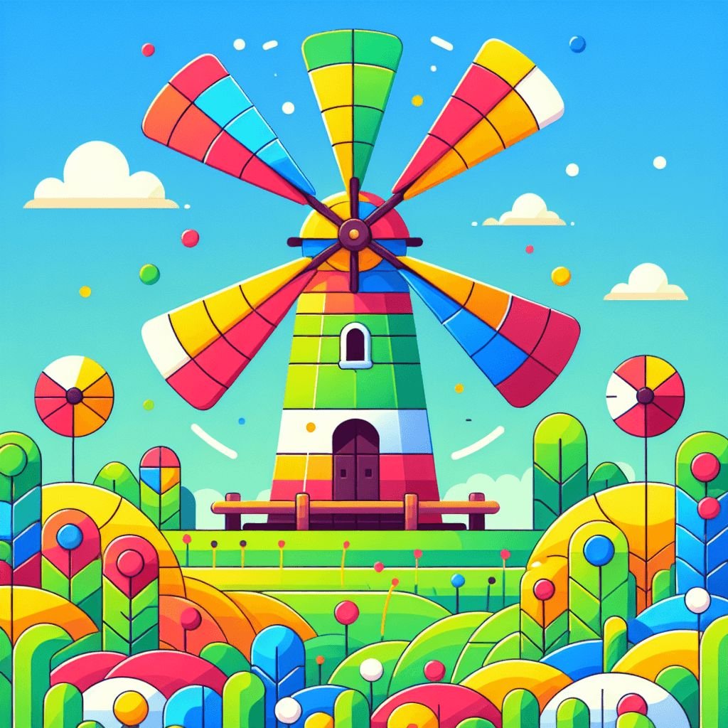 Solve Windmill (the number of pieces can be changed from 9 to 306 ...