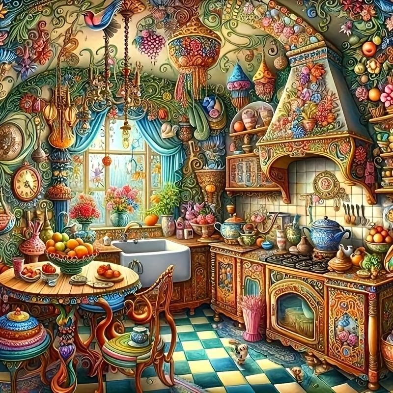 Solve Exotic Kitchen jigsaw puzzle online with 144 pieces