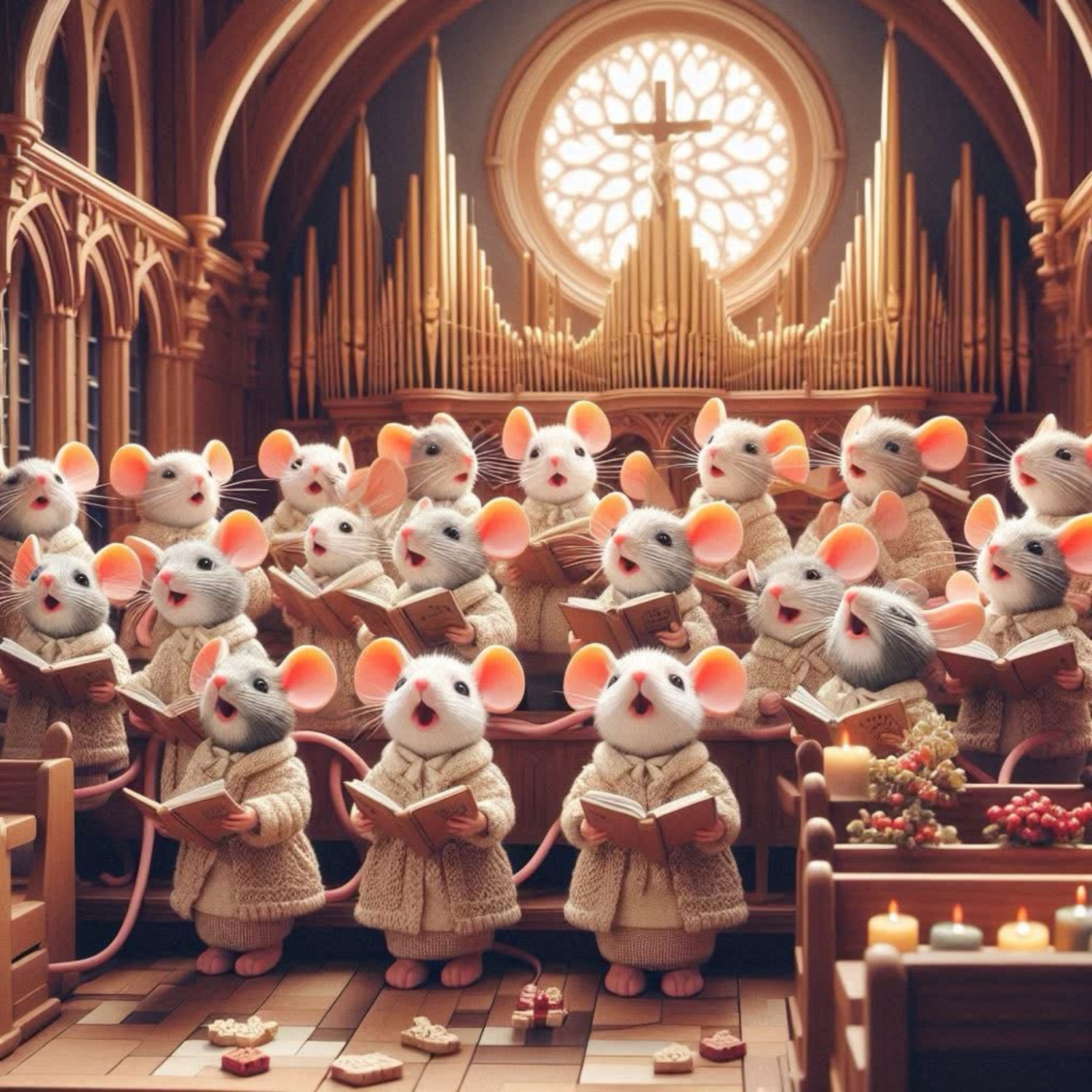 Solve Singing In The Choir jigsaw puzzle online with 64 pieces