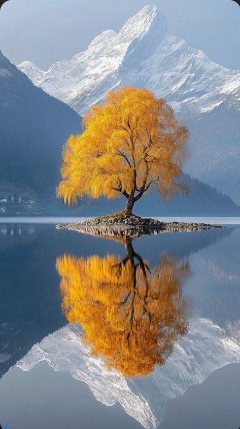 Solve amazing reflection! jigsaw puzzle online with 45 pieces