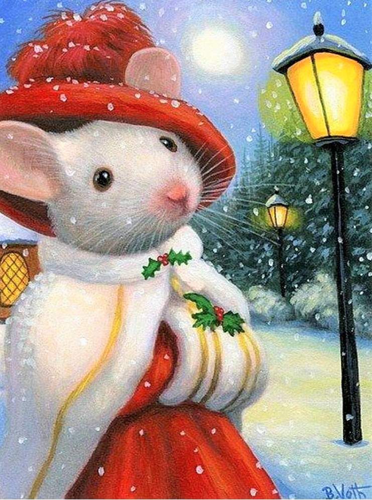 Jigsaw Puzzle | 165 pieces | A Walk in the Snow | Jigidi