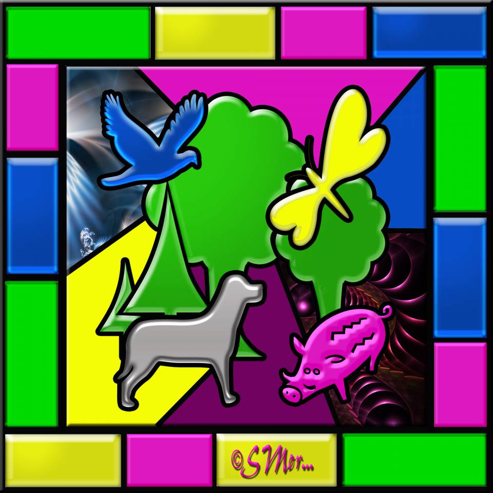 Solve WEEKLY THEME: Windows..... Ditto's Stained Glass II..... jigsaw ...