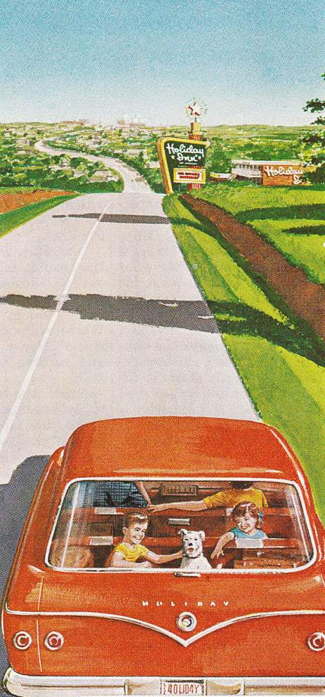 Solve Detail from 1962 Holiday Inn Ad jigsaw puzzle online with 105 pieces