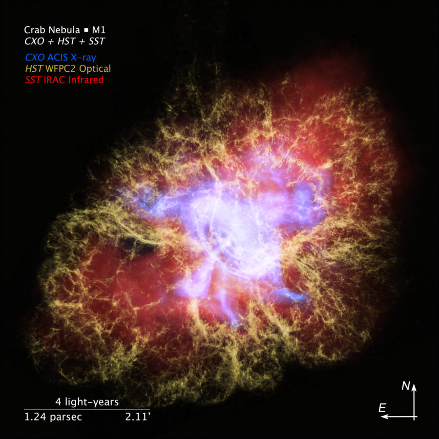 Solve “Crab Nebula: Visualize an exploded star” jigsaw puzzle online ...