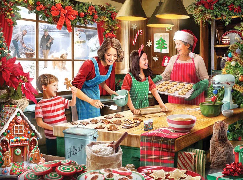 Solve Christmas Baking #4 jigsaw puzzle online with 88 pieces