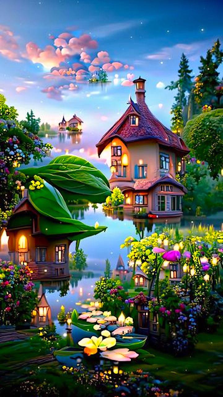 Solve Nature Heaven jigsaw puzzle online with 84 pieces