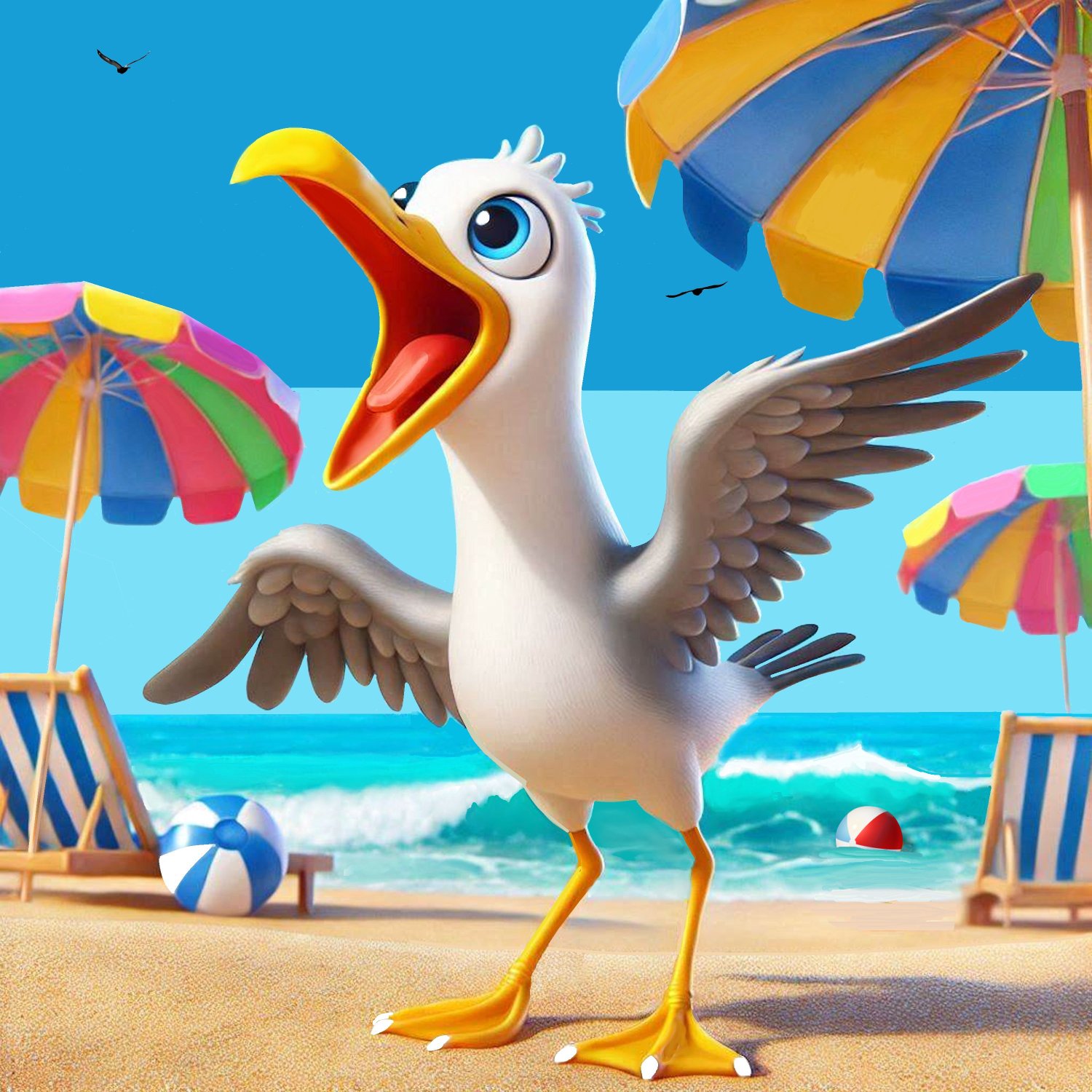 Solve SEAGULL jigsaw puzzle online with 225 pieces