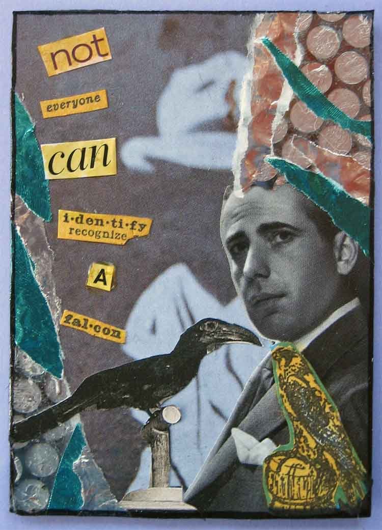 Solve Not Everyone Can Identify a Falcon - Paper Collage by Cindy B ...