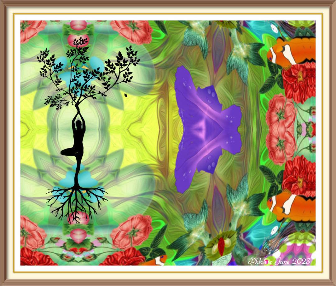 Solve Sylvan Yoga jigsaw puzzle online with 20 pieces