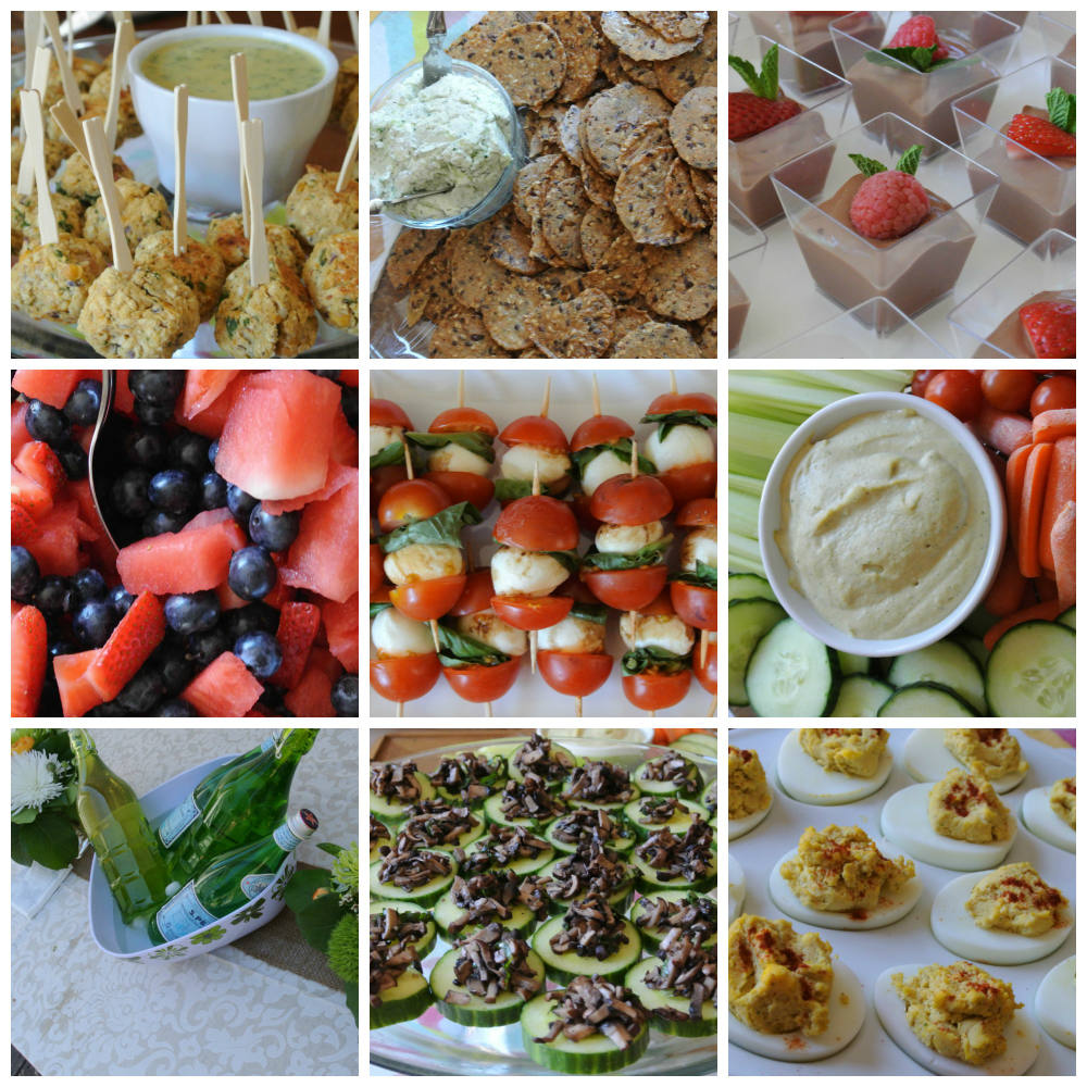 Solve tea-party-food-collage jigsaw puzzle online with 100 pieces