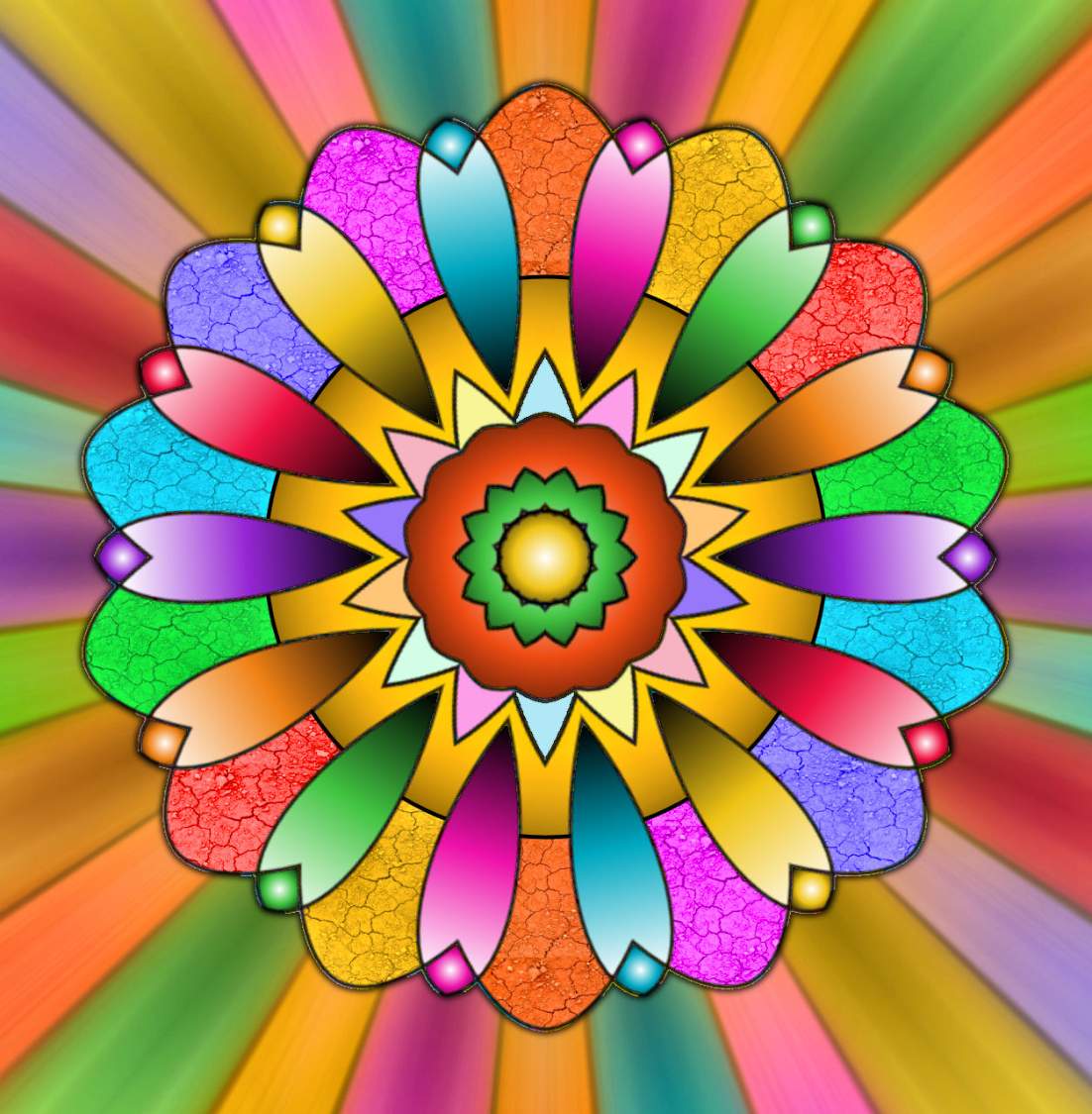 Jigsaw Puzzle | 36 pieces | Mandala 3 09 11 2022 J | Jigidi