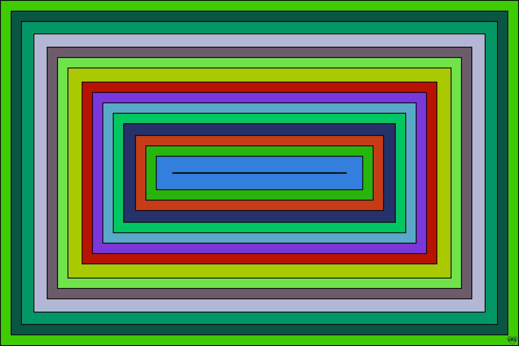 Solve Concentric Rectangles!! ~ H jigsaw puzzle online with 600 pieces