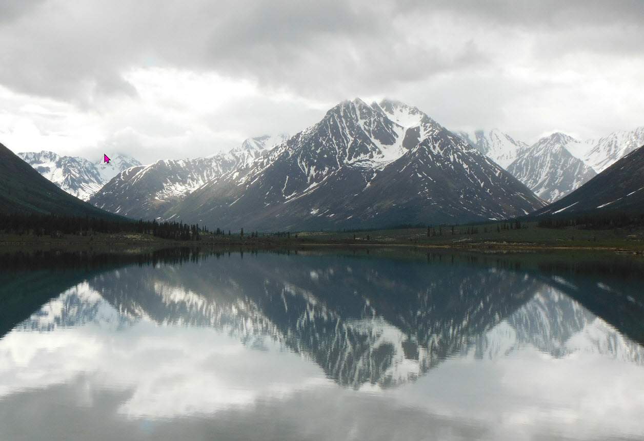 Solve Arrowhead Lake, Yukon Territory. jigsaw puzzle online with 88 pieces