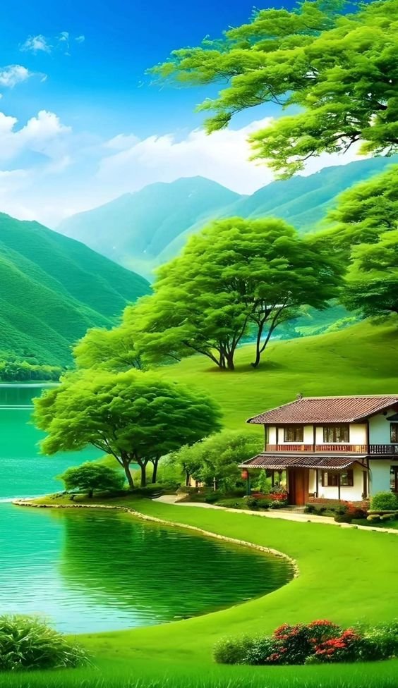 Solve Clean and green. jigsaw puzzle online with 66 pieces