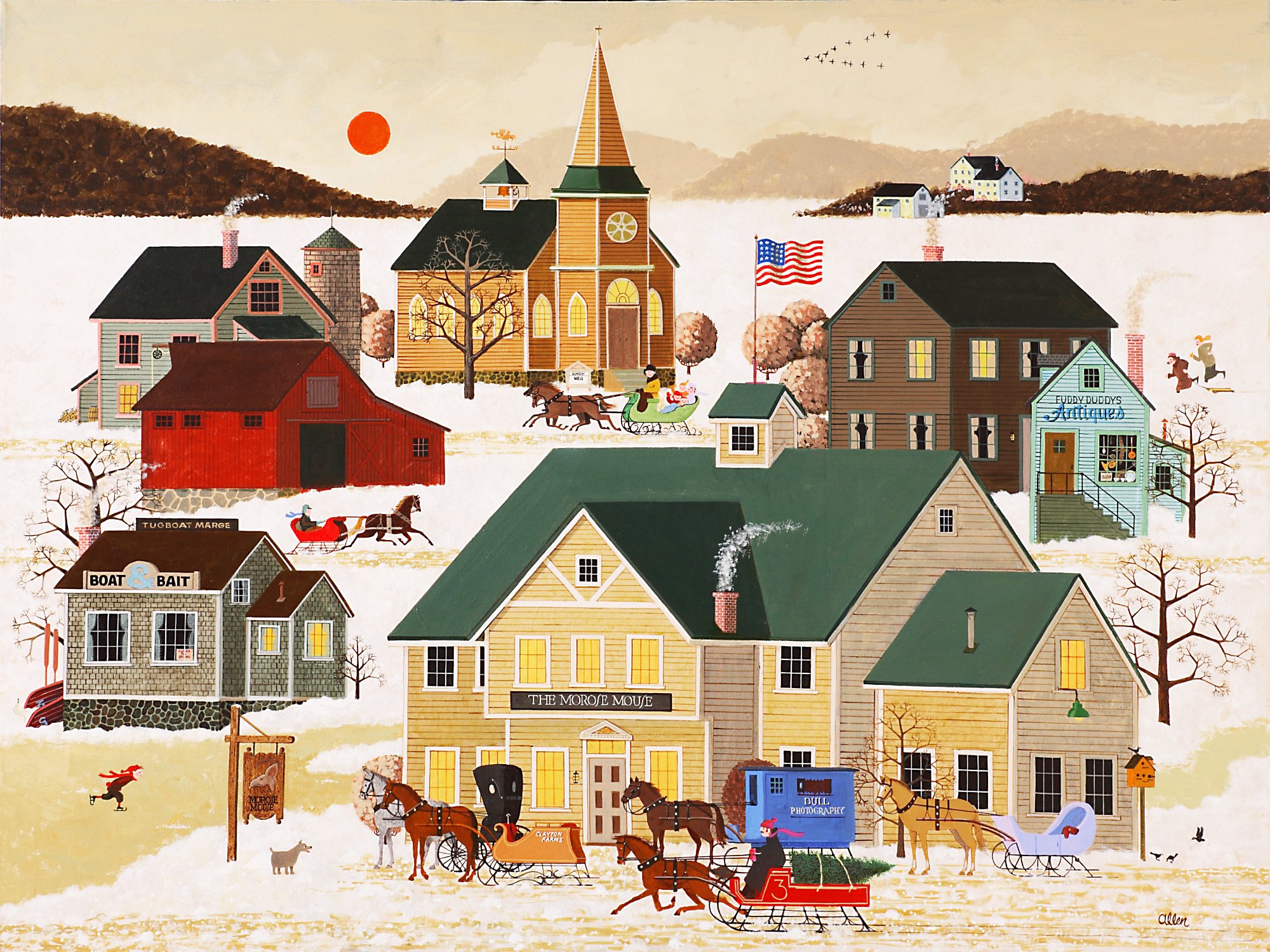 Solve The Morose Mouse jigsaw puzzle online with 352 pieces