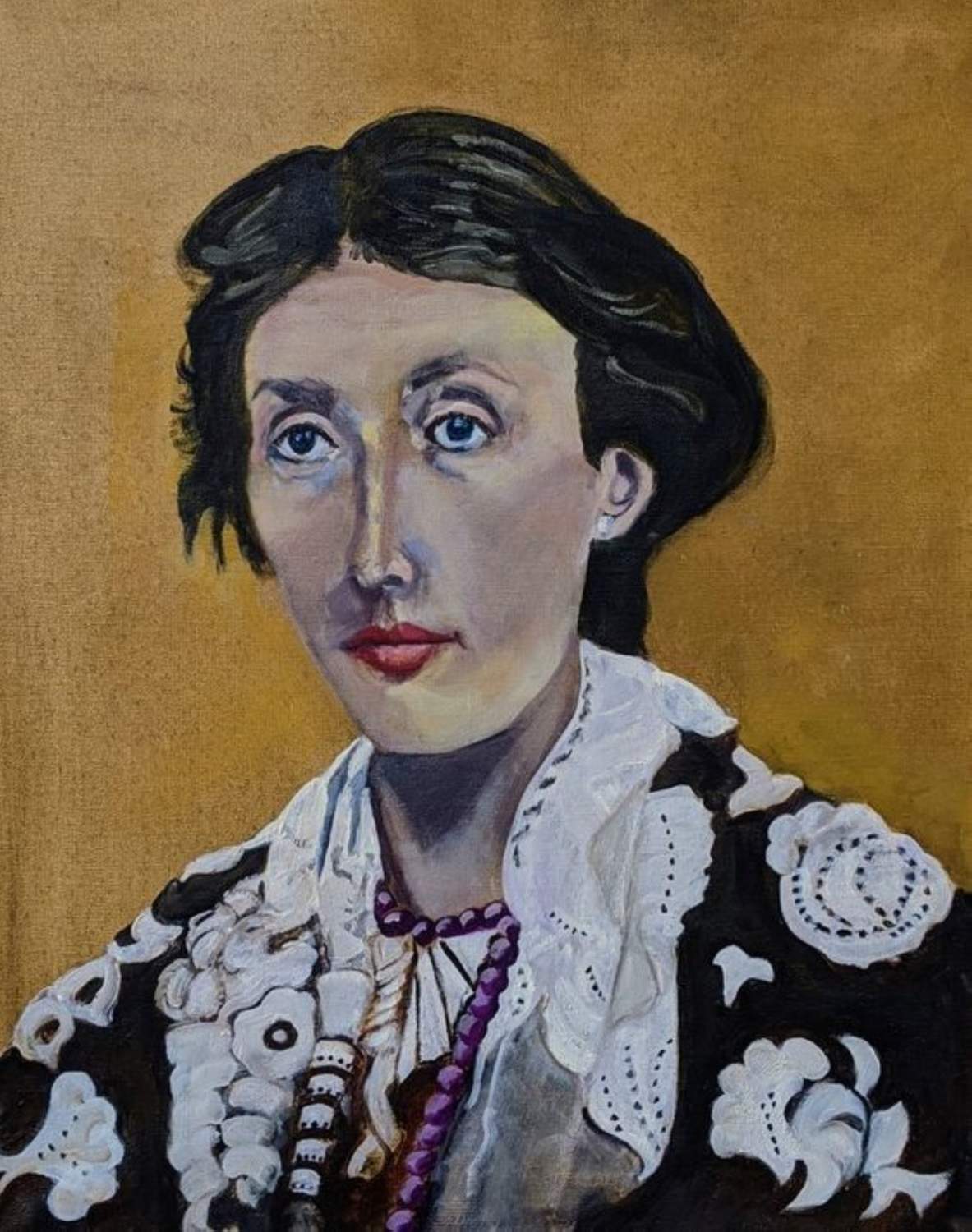 Solve Portrait of Virginia Woolf ~ Carol Anshaw (Amercian, 1964 ...