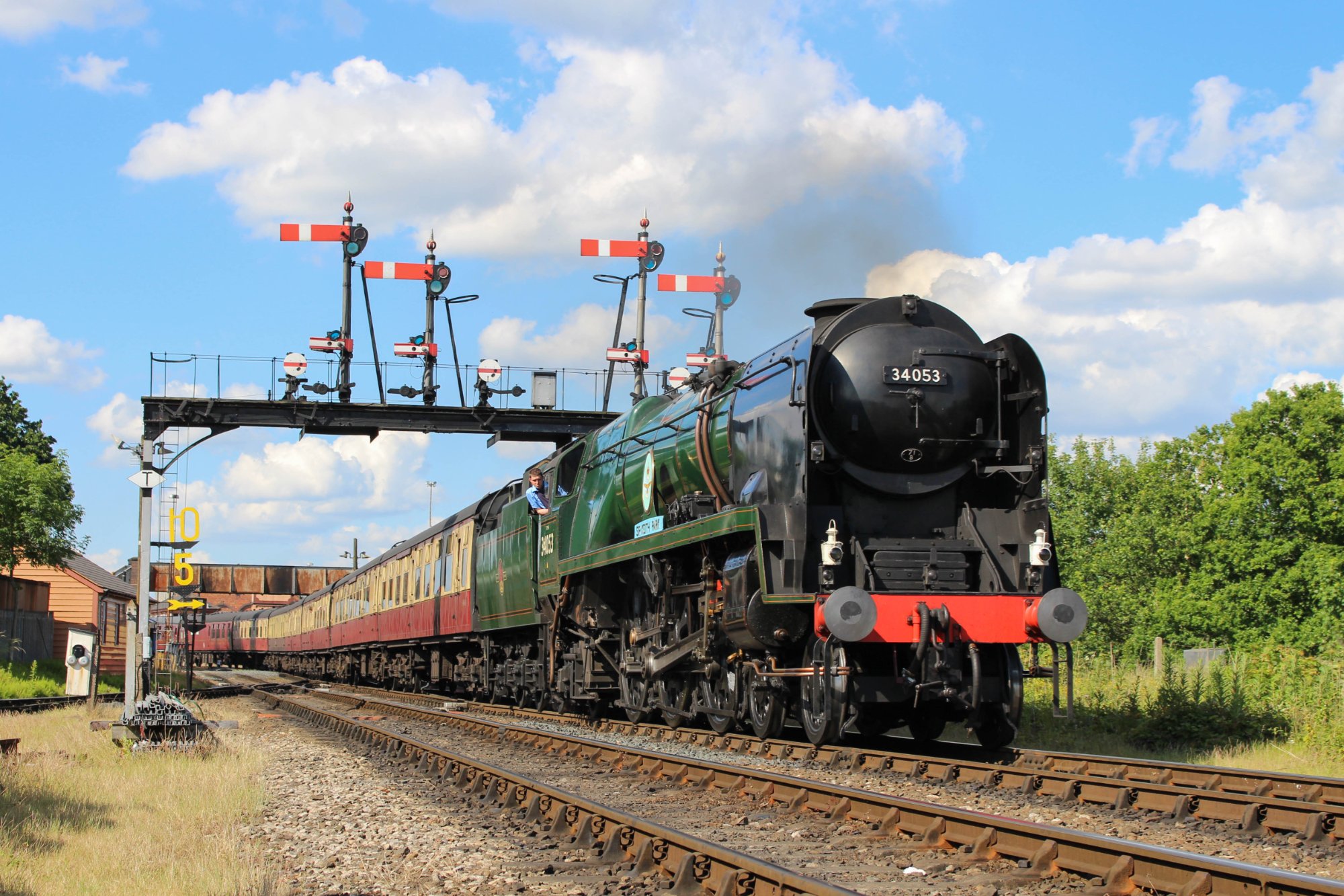 Solve SR Battle of Britain Class 4-6-2 34053 Sir Keith Park. jigsaw ...