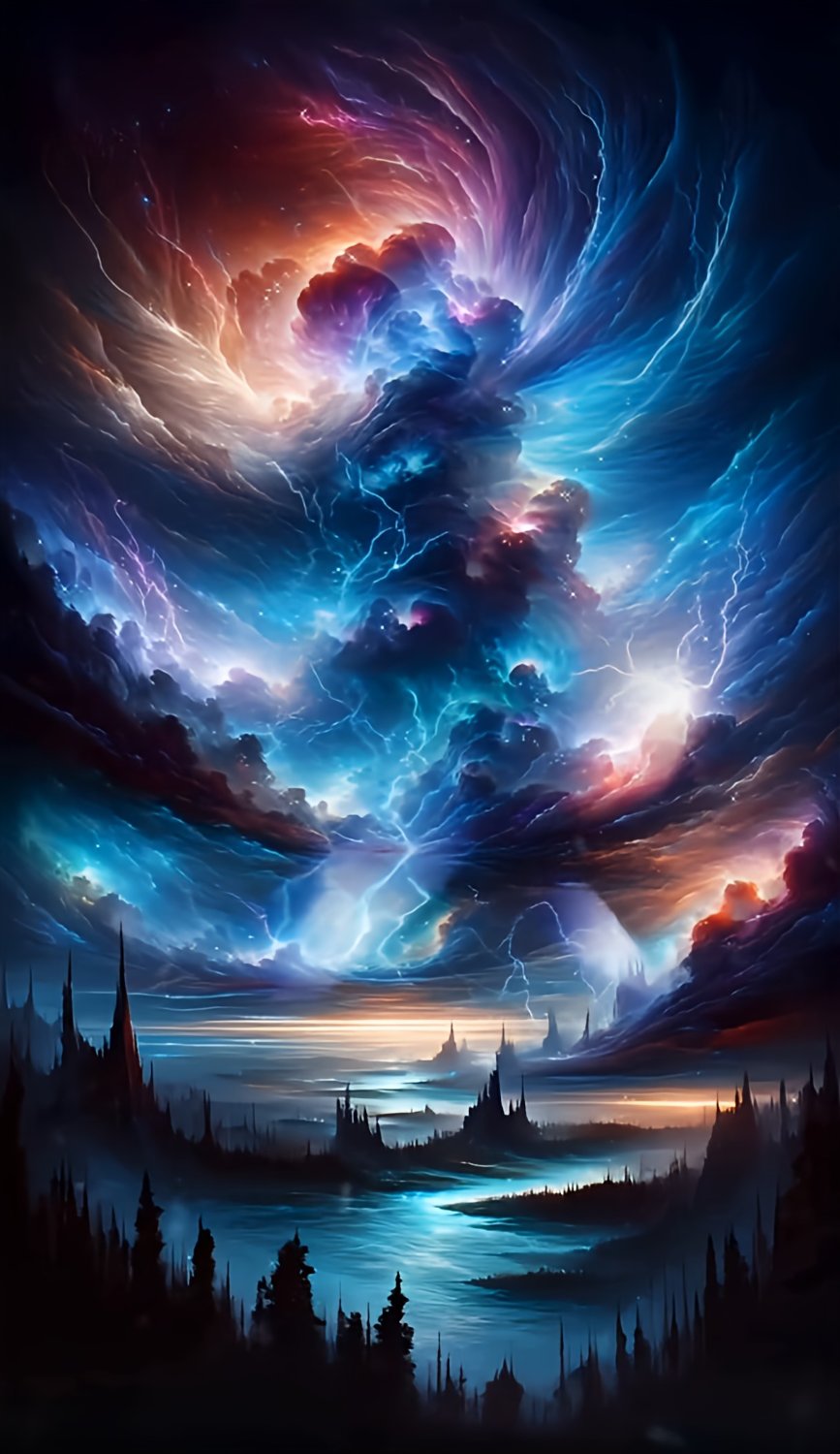 Solve Threatening clouds jigsaw puzzle online with 405 pieces