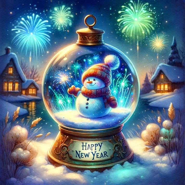 Solve Happy New Year! jigsaw puzzle online with 64 pieces