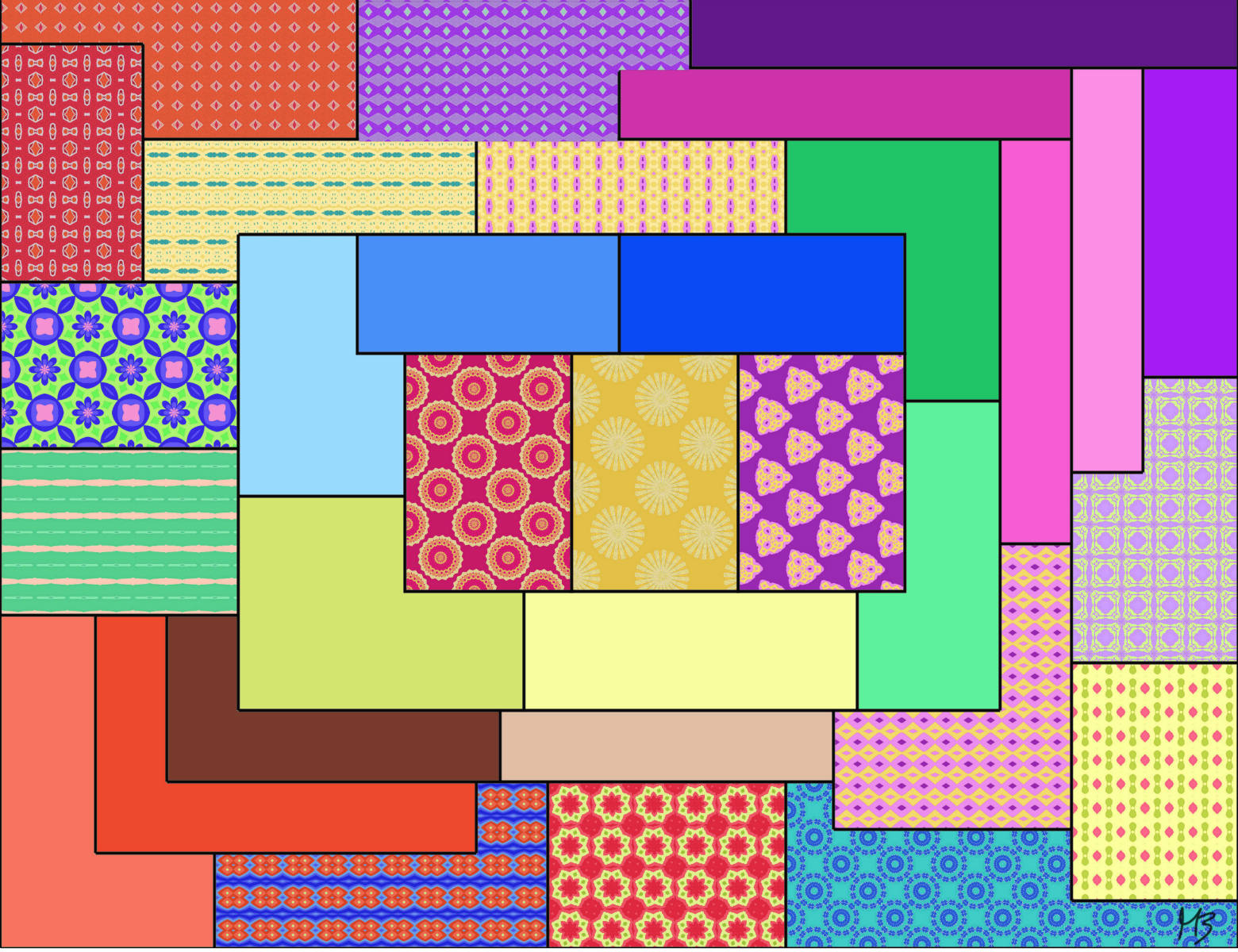 Solve 191218 Patterns jigsaw puzzle online with 520 pieces
