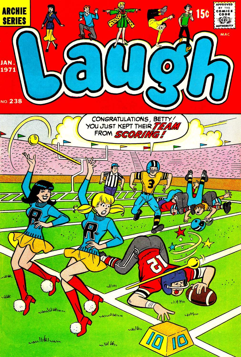 Solve Laugh Comics (Jan 1971) jigsaw puzzle online with 96 pieces