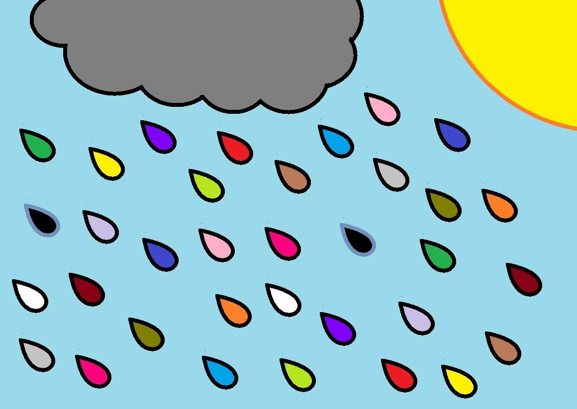 Solve Wobblybear Creations 1279 - (now FREE to own) rainbow rain (*Pick ...